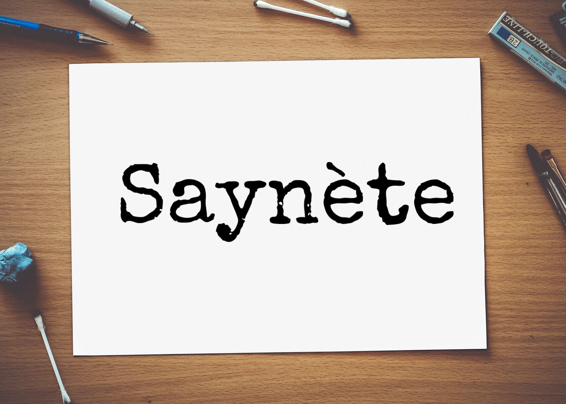 Saynète – Le Mot du Mois #15 – Journal d'une Book Addict